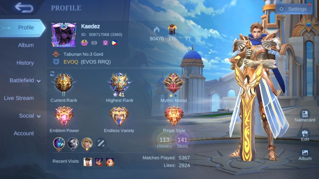 141 SKINS, 8 EPIC SKINS, EPIC LIMITED FRANCO, EUDORA, LIGHTBORN ALUCARD ...