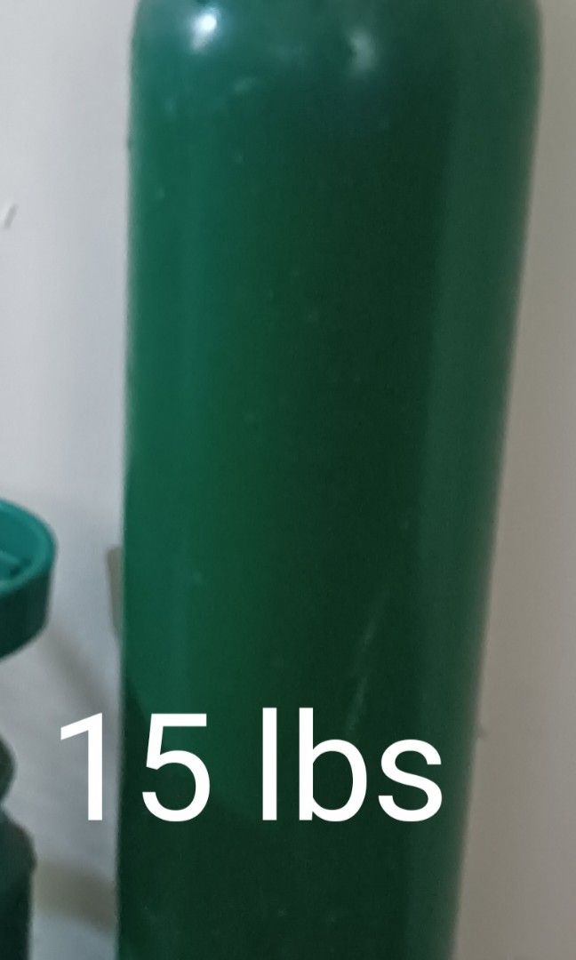 15 lbs Oxygen Cylinder Tank for Sale, Health & Nutrition, Medical ...