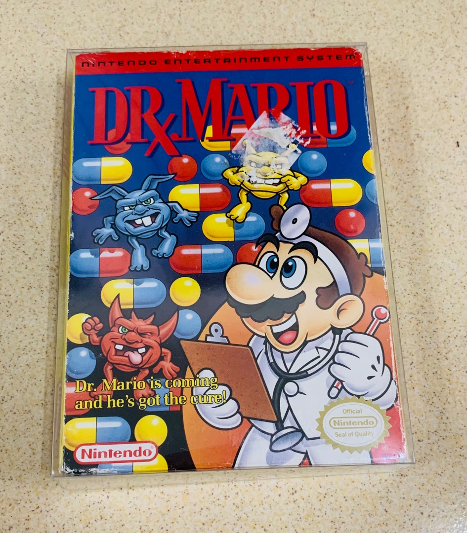 1990 Nintendo NES Dr.Mario, Video Gaming, Video Games, Nintendo on ...