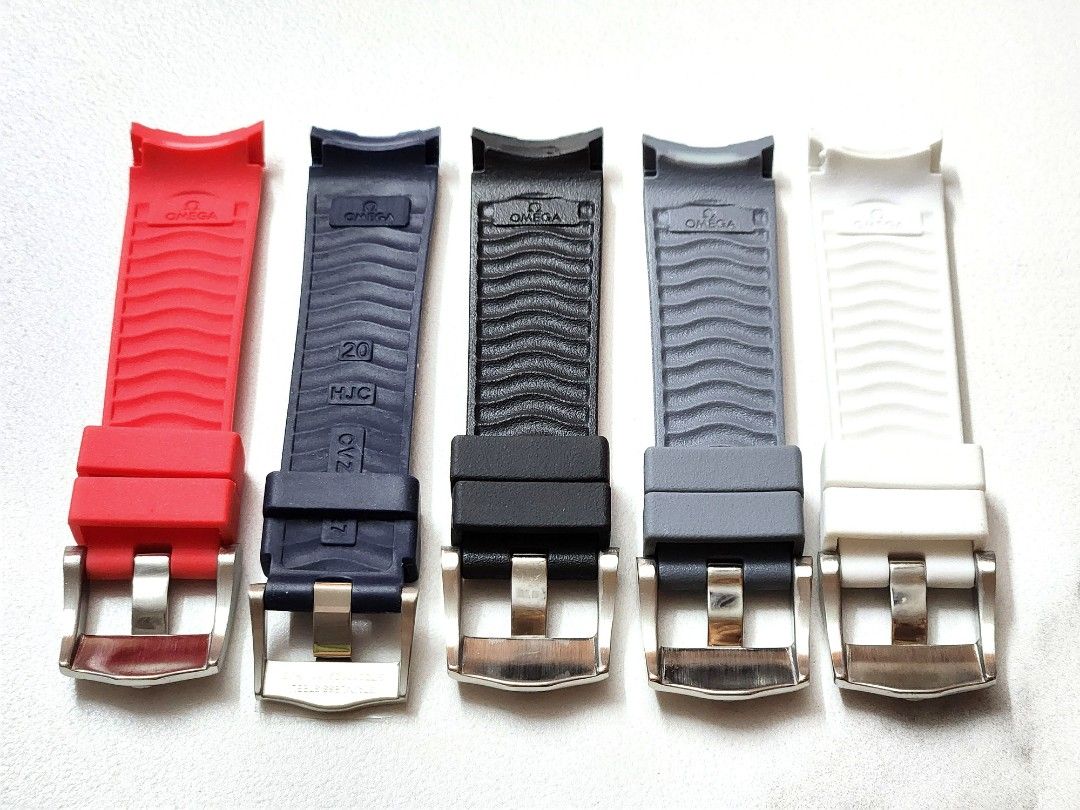 20mm Omega Seamaster x Swatch Rubber Watch Strap, Luxury, Watches on ...