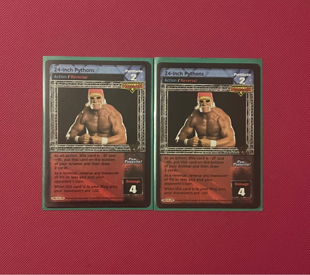 24-inch Pythons WWF WWE RAW DEAL, Hobbies & Toys, Toys & Games on Carousell