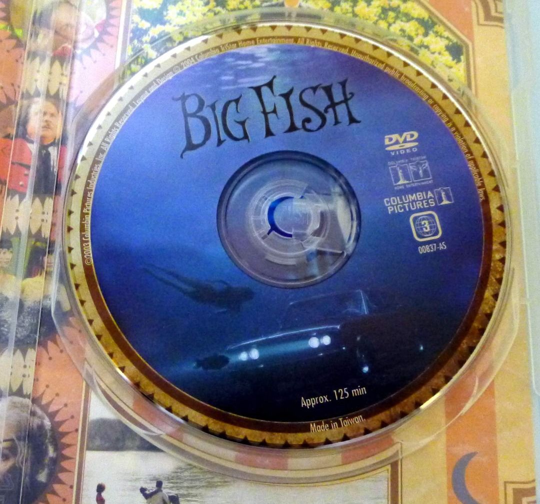 西洋電影 大魚奇緣BigFish DVD 著名導演：奇士勞斯基 台灣版, 興趣及遊戲, 音樂、樂器 & 配件, 音樂與媒體 - CD 及 DVD - Carousell