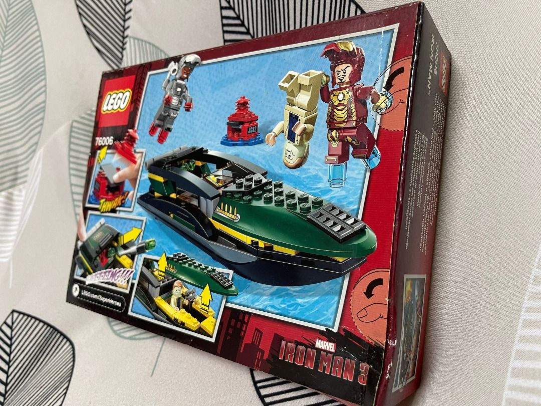 全新 LEGO 76006 Iron Man 3 Iron Man Extremis Sea Port Battle (已絕版), 興趣及遊戲 ...
