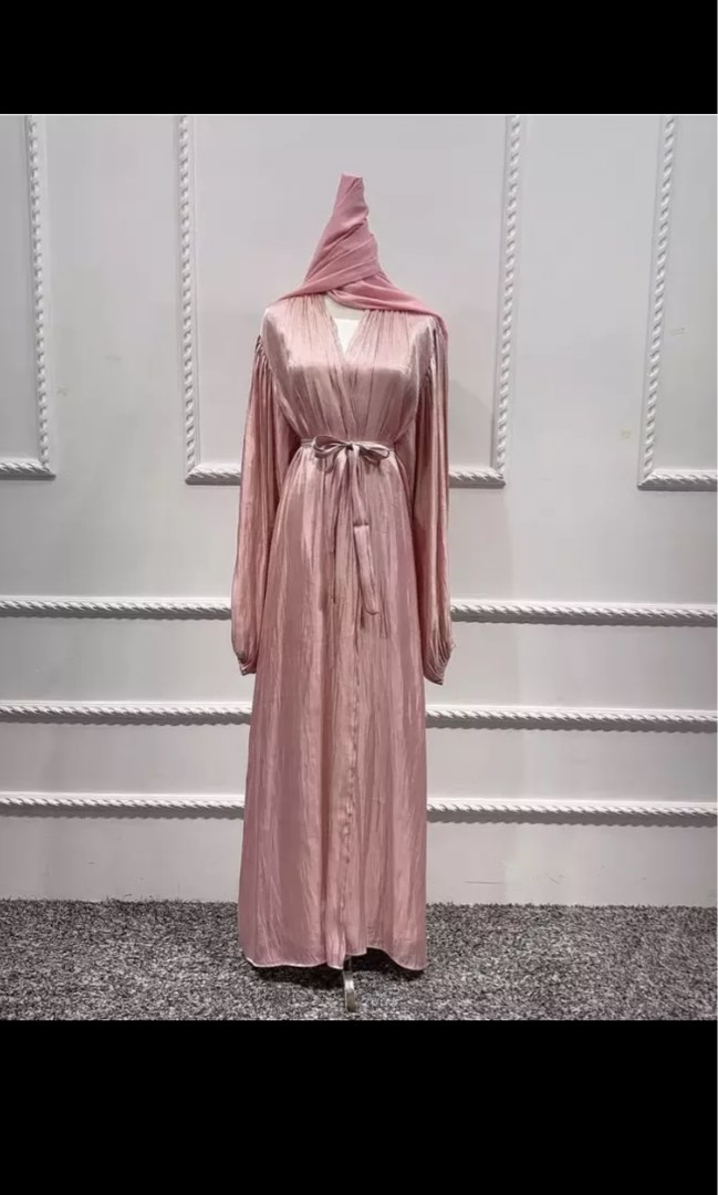ABAYA ARAB Pink Color, Women's Fashion, Dresses & Sets, Dresses on ...