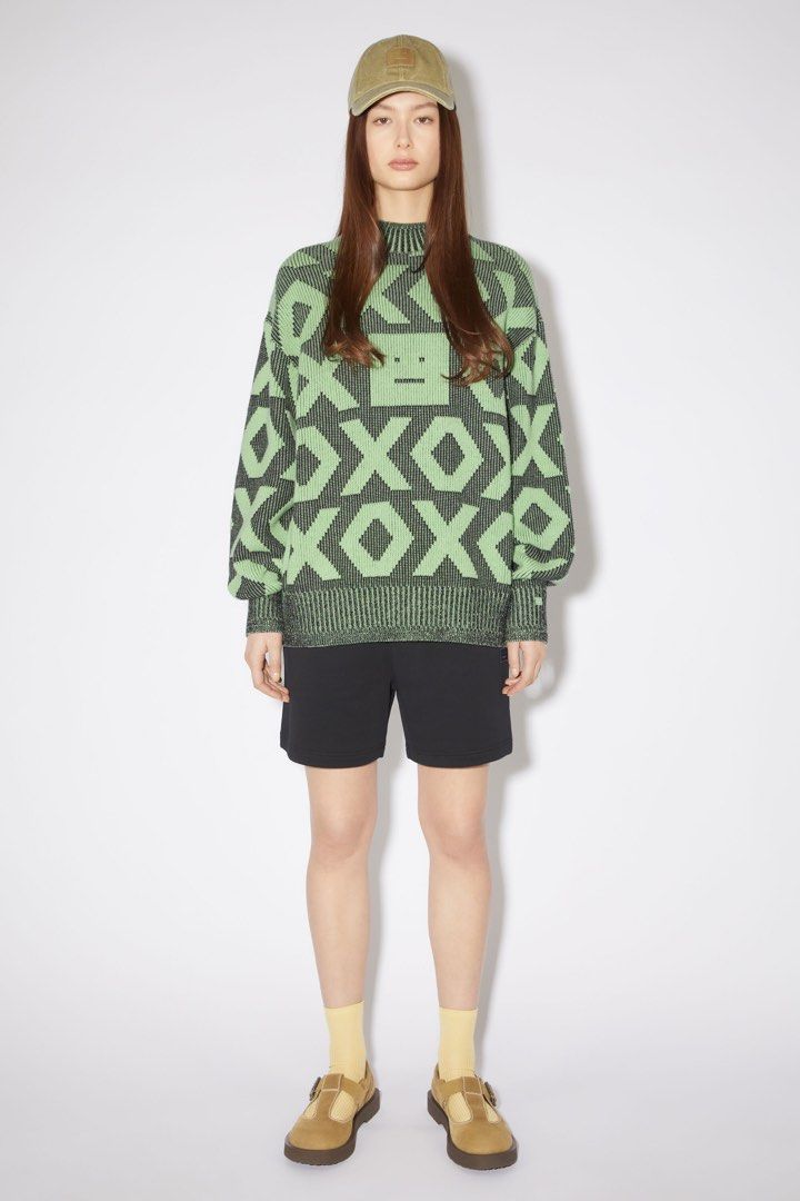 Acne Face Logo Jumper, Women's Fashion, Tops, Longsleeves on Carousell