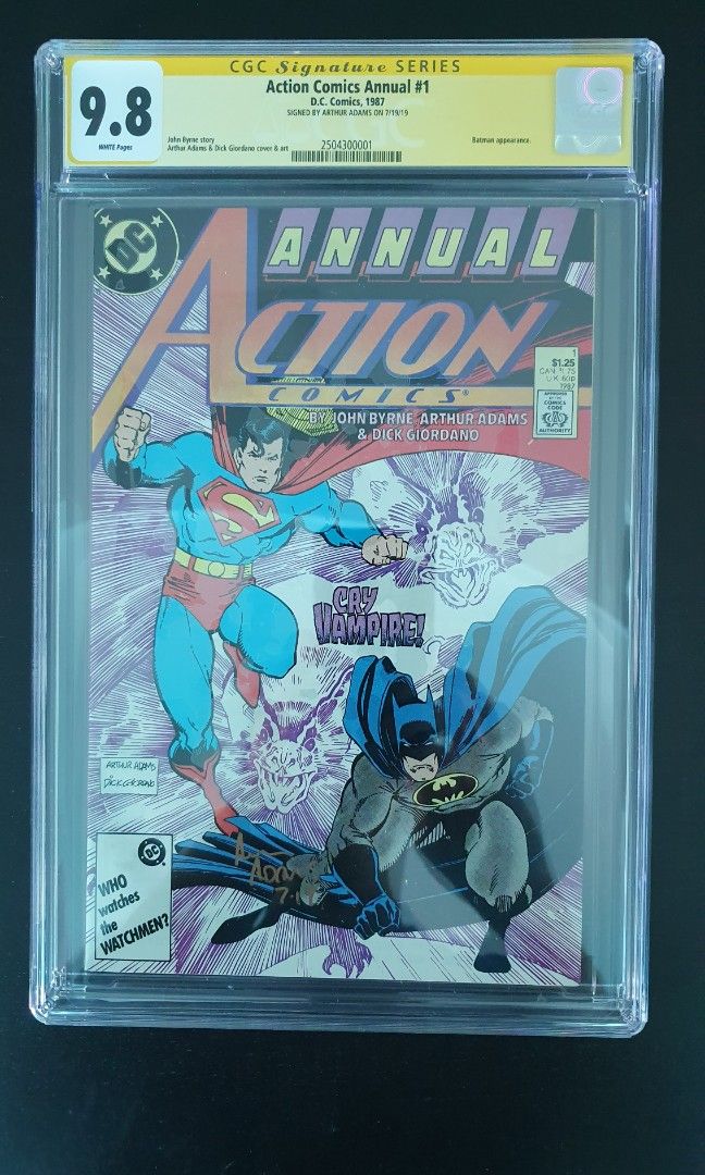 Action Comics Annual #1 CGC 9.8 SS ((1987, 1st Series) By The 2 ...