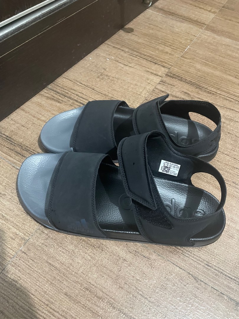 Adidas Adilette Unisex Sandals Core Black/Grey Five HP3007 on Carousell