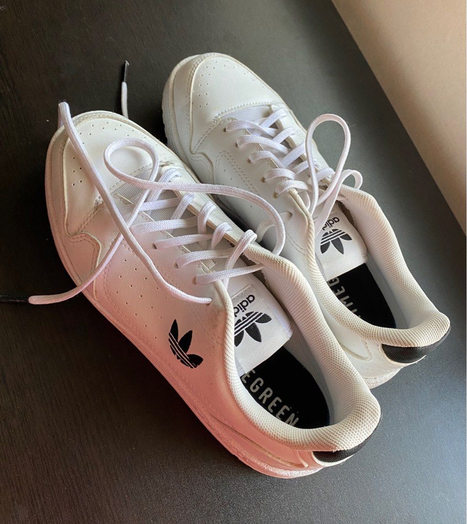 adidas NY 90 in white, Women's Fashion, Footwear, Sneakers on Carousell