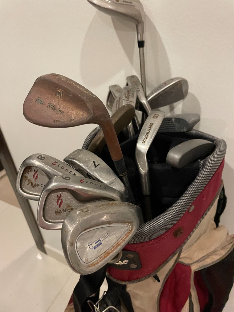 adult golf set with bag, Sports Equipment, Sports & Games, Golf on ...