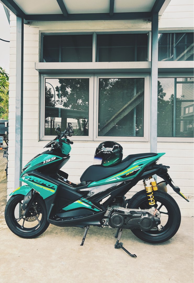 AEROX V1 COVERSET (HLD), Motorcycles, Motorcycle Accessories on Carousell