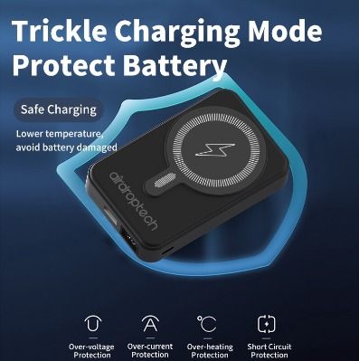 AIRDROPTECH PD 20W Powerbank With Stand 10000mAh Magnetic Wireless Fast ...