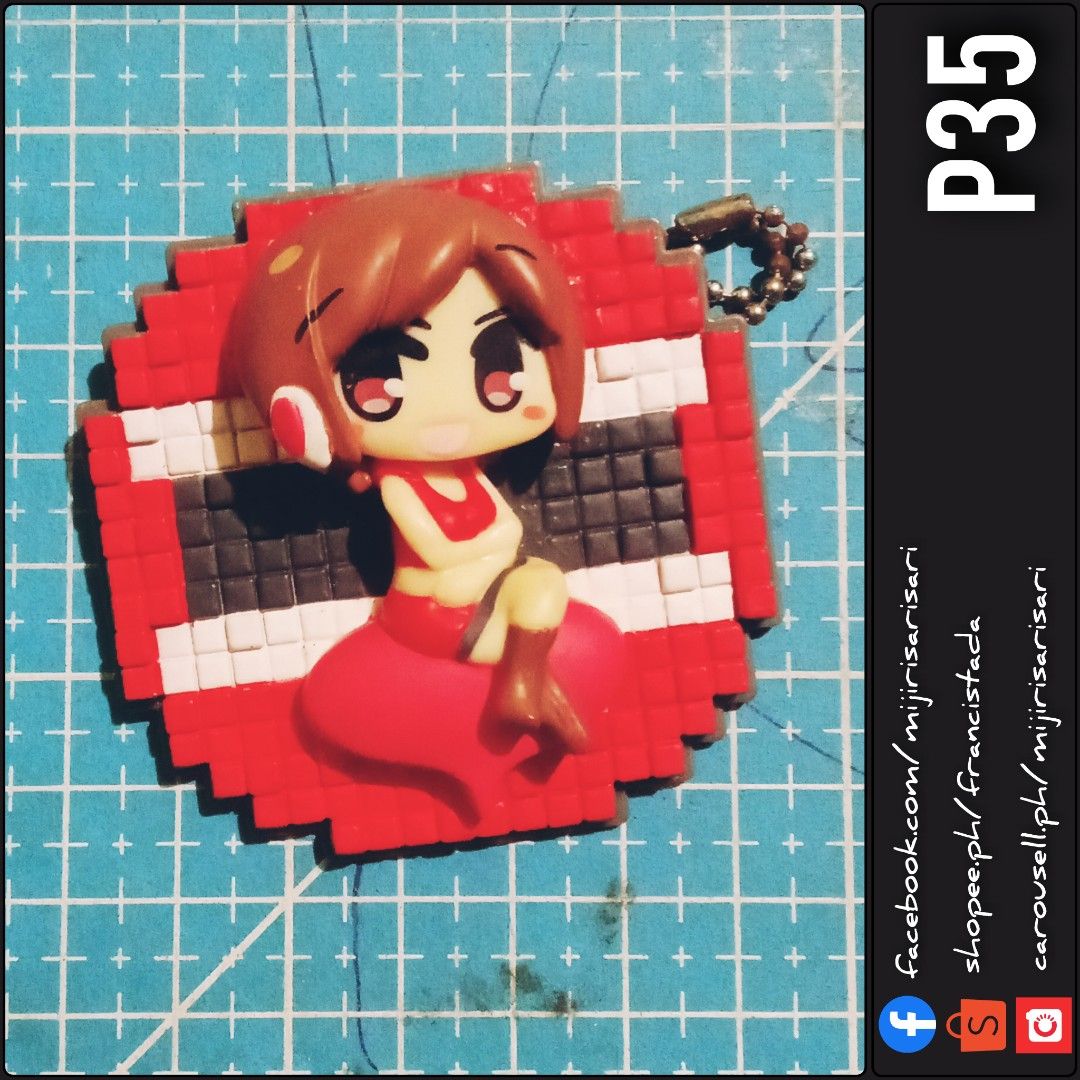 Anime rubber keychains: One Piece Hatsune Miku atbp, Hobbies & Toys ...