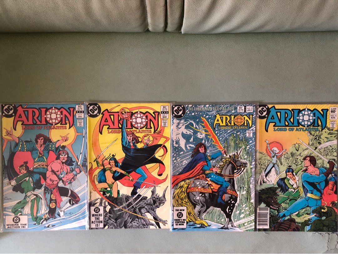 ARION,Lord of Atlantis, DC Comics, ‘80s Fantasy series, P375 EACH on ...