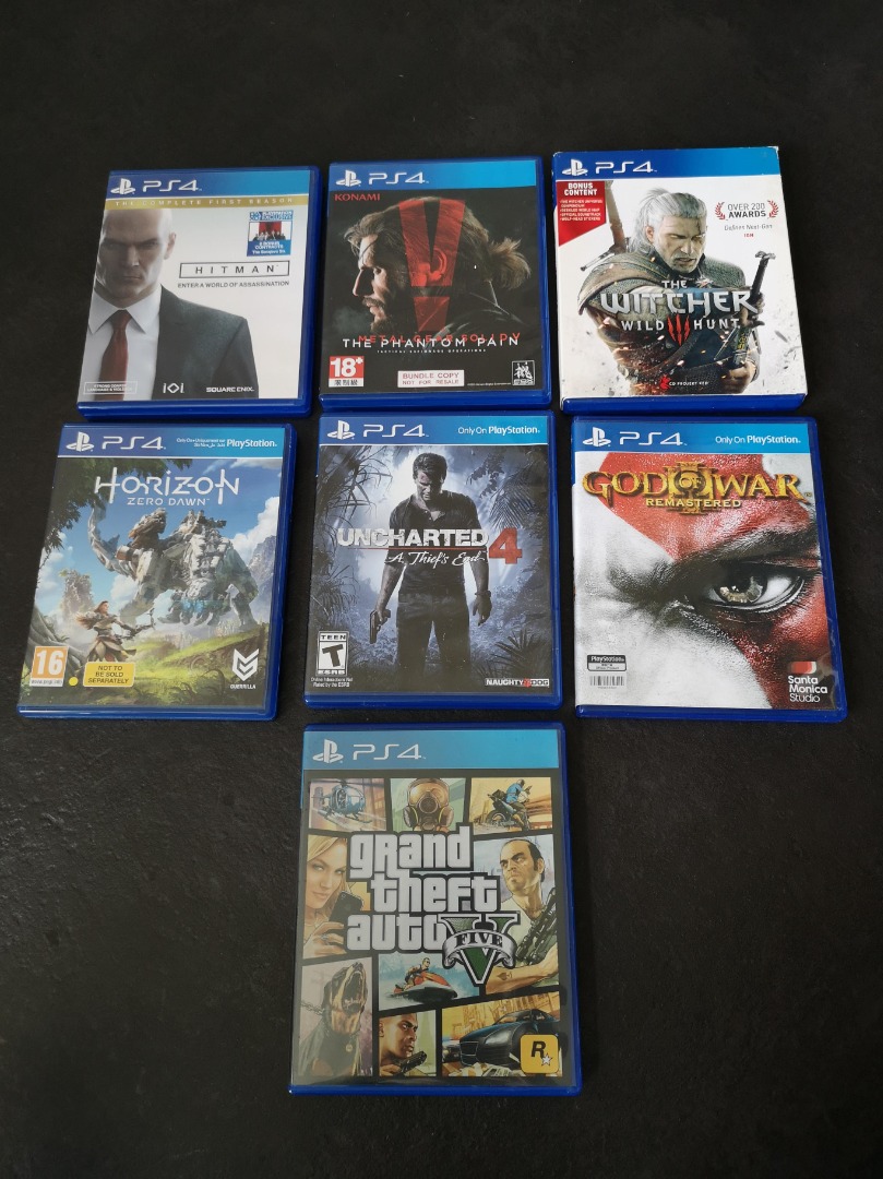 All for $100 - Assorted PS4 Games Disc with Catalogue (if applicable ...