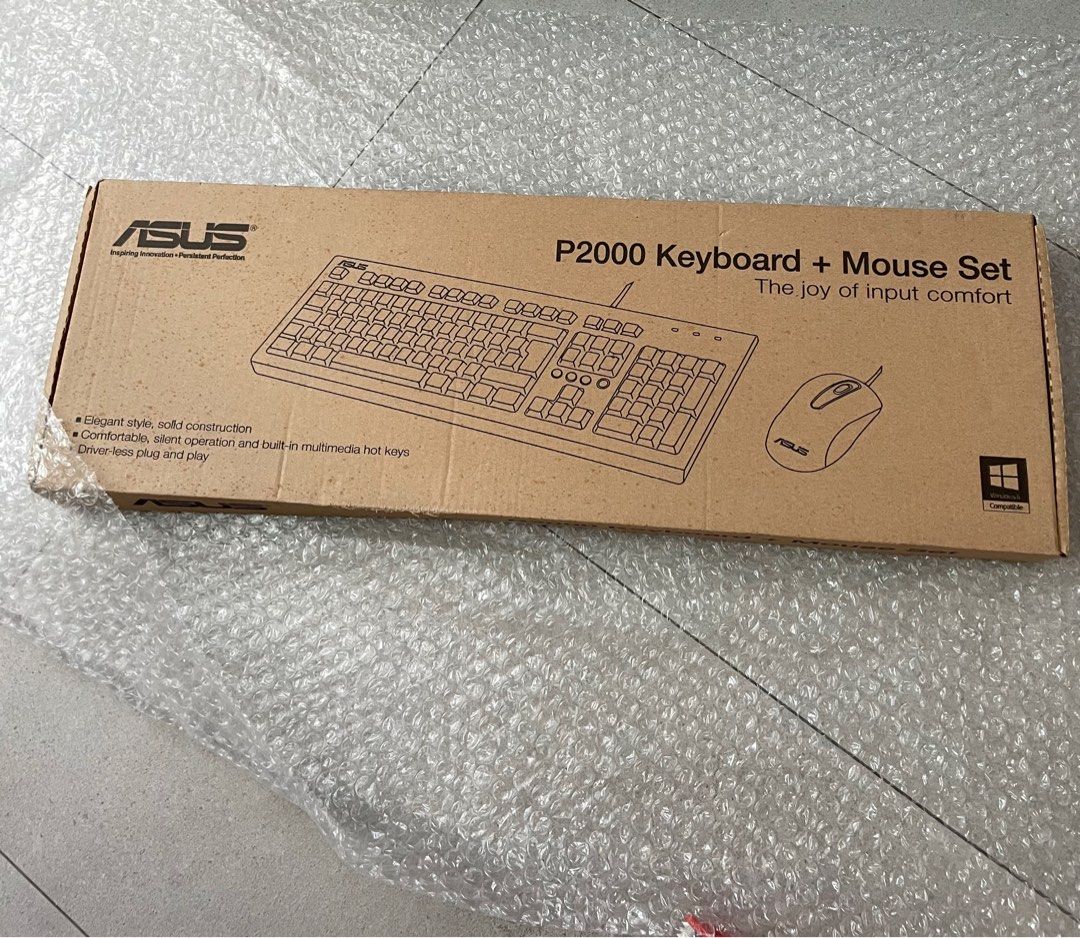 Asus keyboard and mouse, Computers & Tech, Parts & Accessories, Other ...