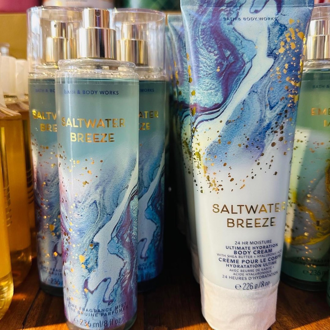 Authentic Saltwater Breeze Bath & Body Works Set on Carousell