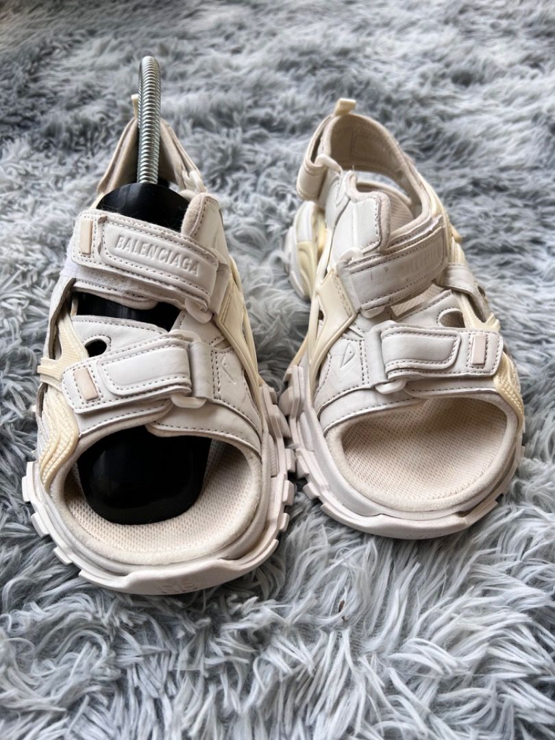 Balenciaga track sandals, Luxury, Sneakers & Footwear on Carousell