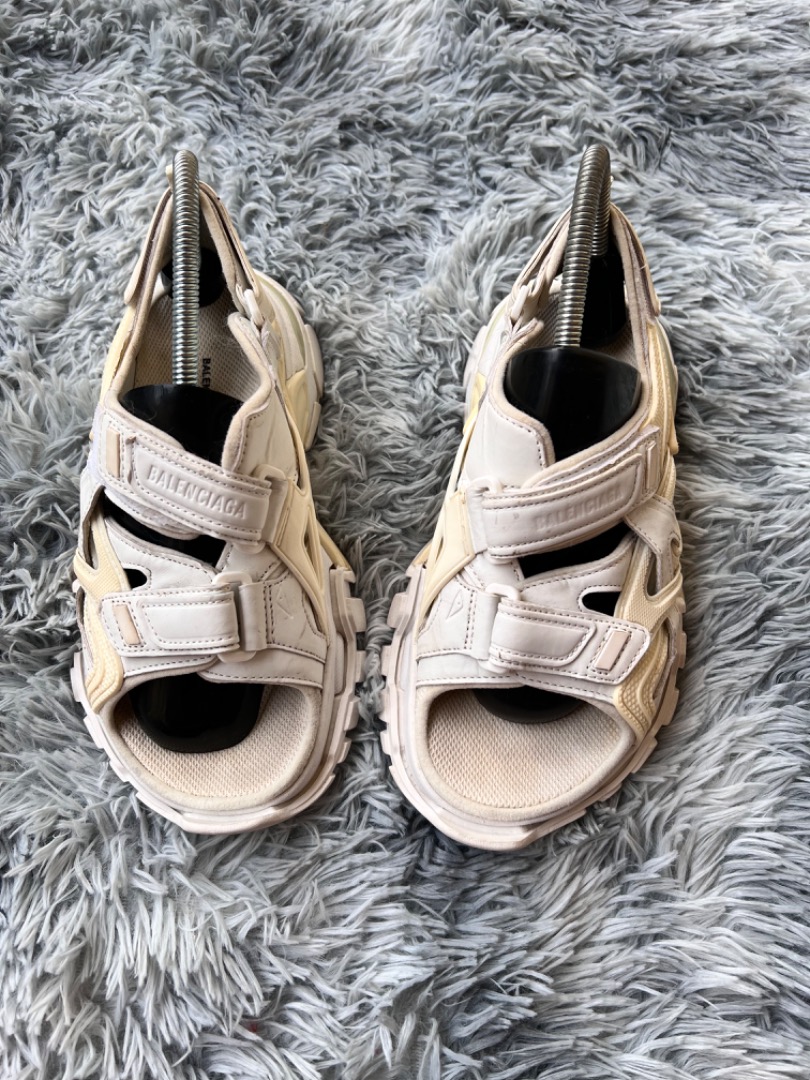 Balenciaga track sandals, Luxury, Sneakers & Footwear on Carousell