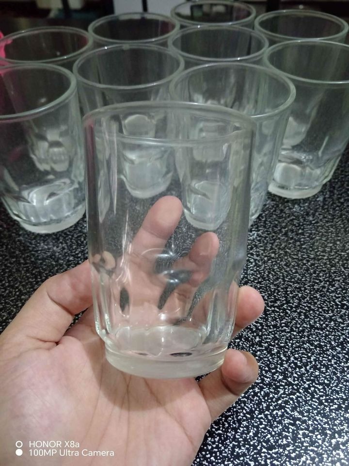 BASO 1 (glass) 12 pcs., Furniture & Home Living, Kitchenware ...