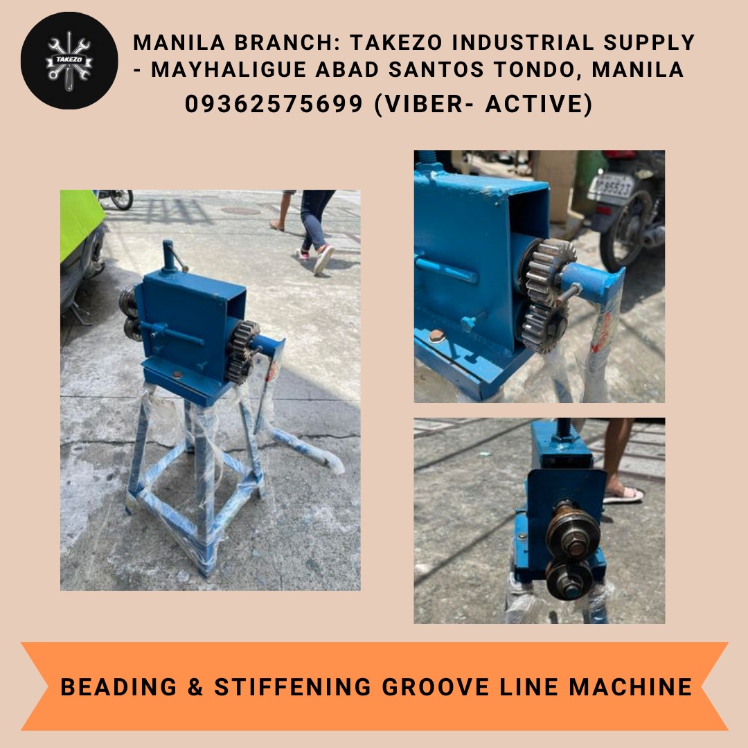 BEADING & STIFFENING GROOVE LINE MACHINE, Commercial & Industrial ...