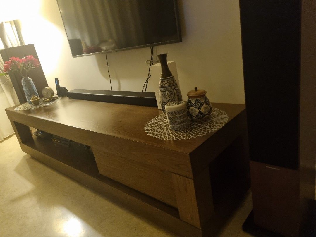 Beautiful TV console, Furniture & Home Living, Furniture, TV Consoles ...