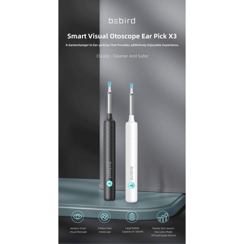 BeBird X3 Smart Otoscope Ear Cleaning Tool with Camera, Beauty & Personal Care, Ear Care on ...