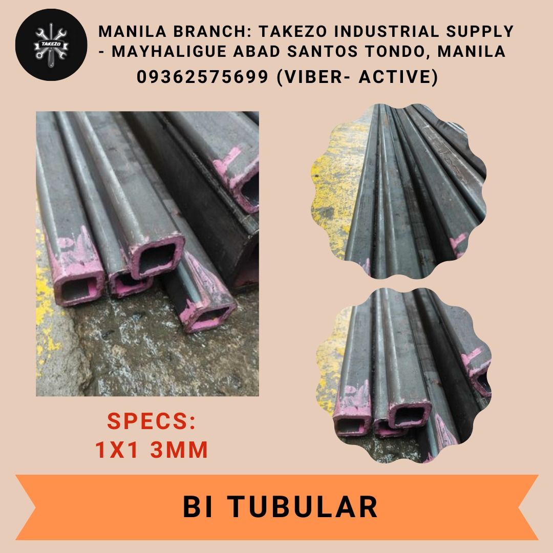 BI TUBULAR 1X1 3MM, Commercial & Industrial, Construction Tools ...