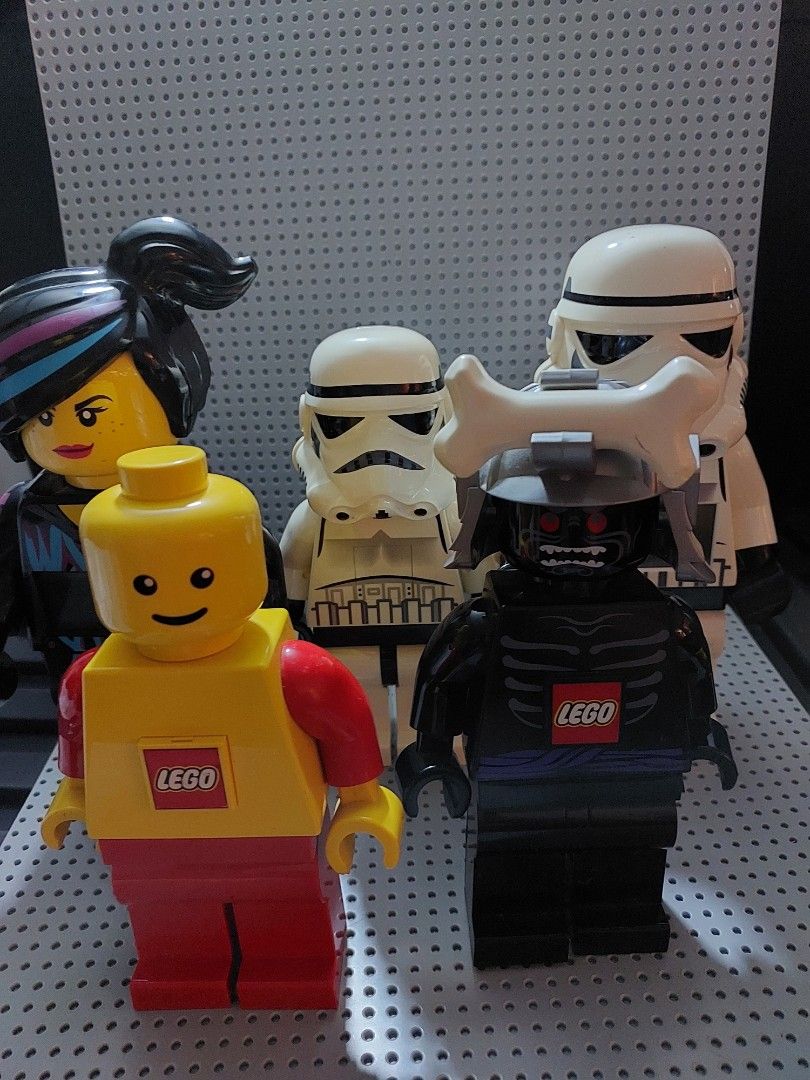 Big Lego Minifigures Clock and Led Light on Carousell