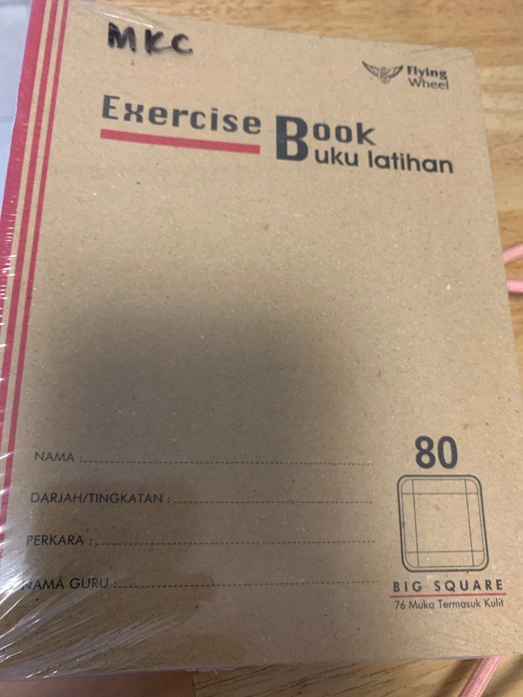 Big square exercise book, Hobbies & Toys, Stationery & Craft ...