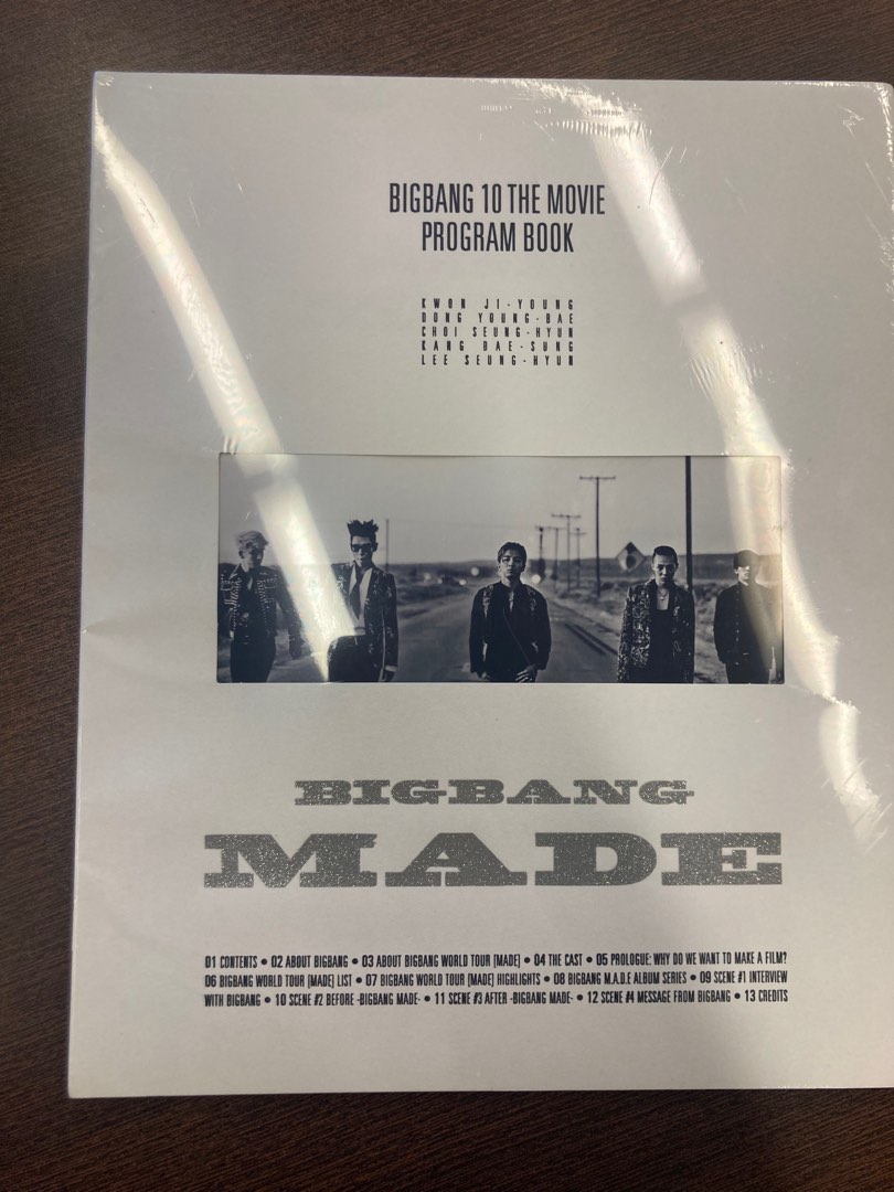 Bigbang 10 the move program book, 興趣及遊戲, 收藏品及紀念品, 韓流 - Carousell