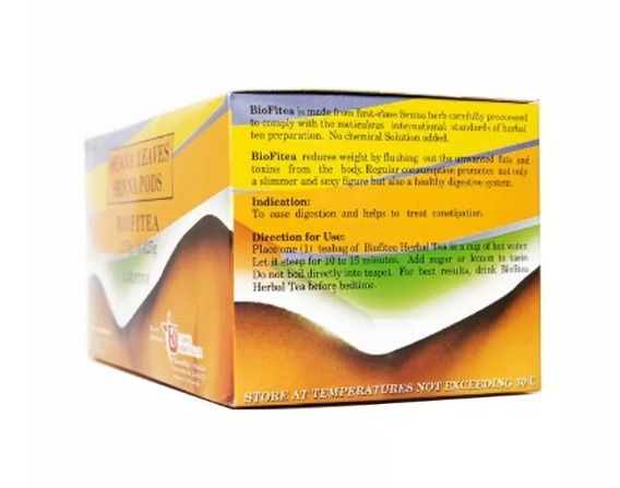 Biofitea Slimming Herbal Tea with Senna Leaves and Senna Pods (Laxative ...
