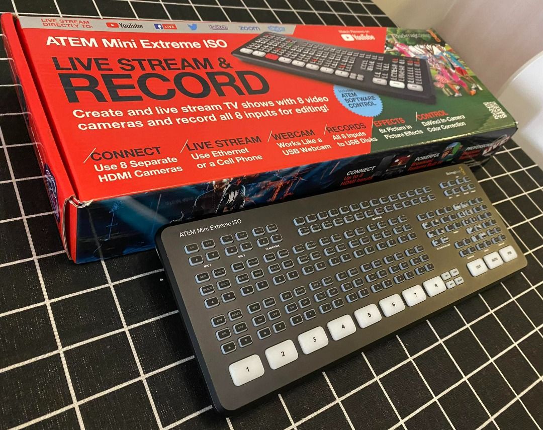 Blackmagic Atem Mini Extreme Iso, Audio, Other Audio Equipment on Carousell
