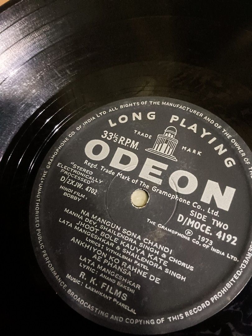 Bobby, Raj Kapoor Original Soundtrack ( Stereo), Hobbies & Toys, Music ...