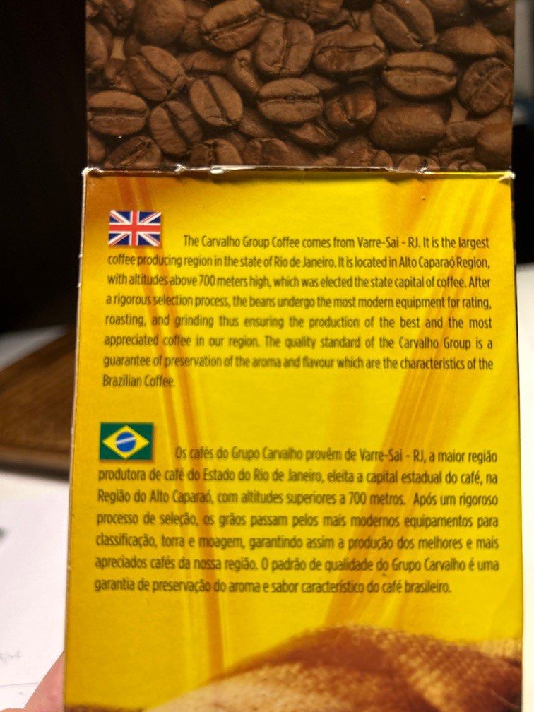 Brazilian Ground coffee from brazil 250g, Food & Drinks, Other Food ...