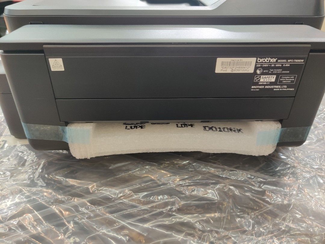 Brother MFC-T920DW - A4 All-in-One Color Refillable Ink Tank Printer ...