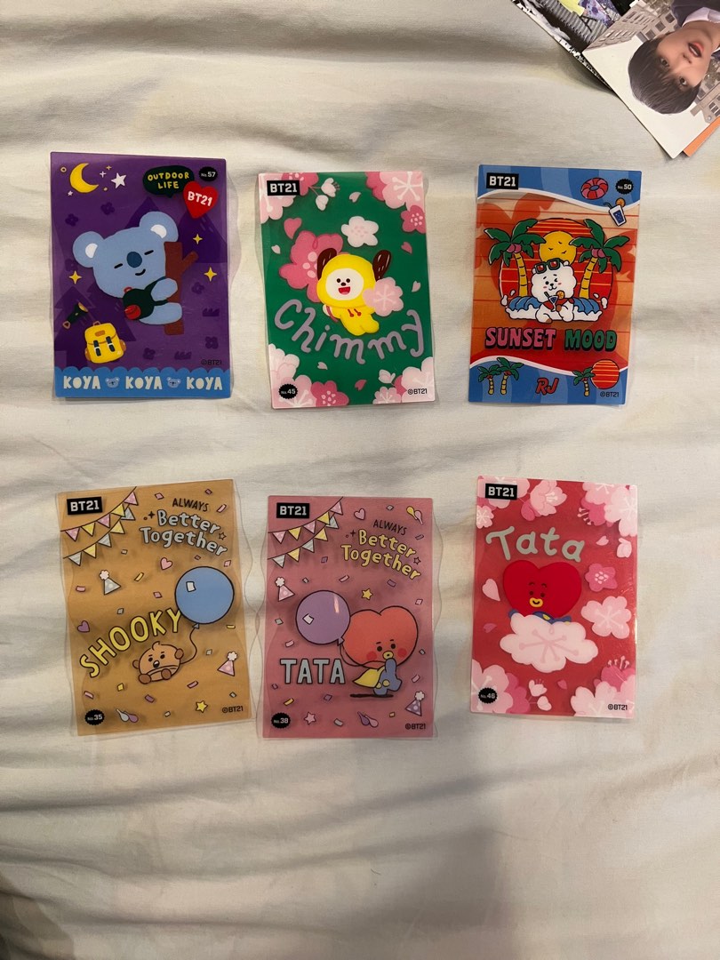 Official Bt21 cards $10 for all, Hobbies & Toys, Memorabilia ...