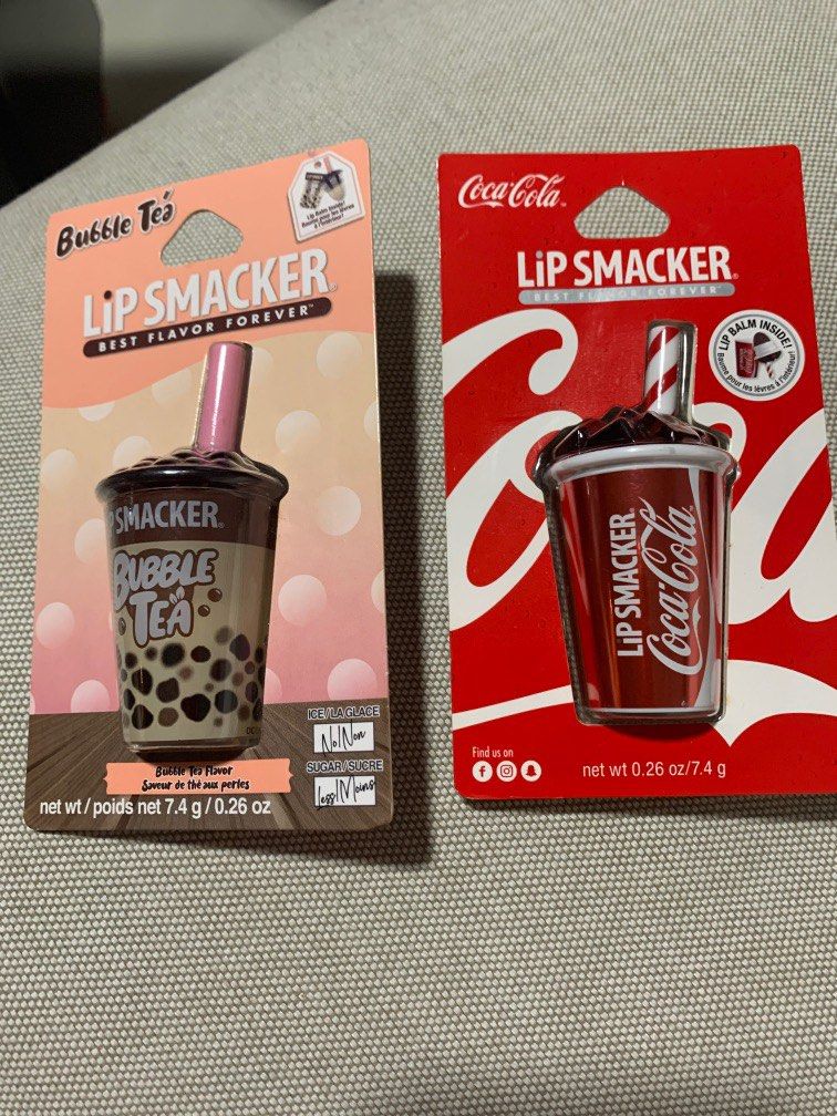 Bubble Tea Lip Smackers, Beauty & Personal Care, Face, Makeup on Carousell