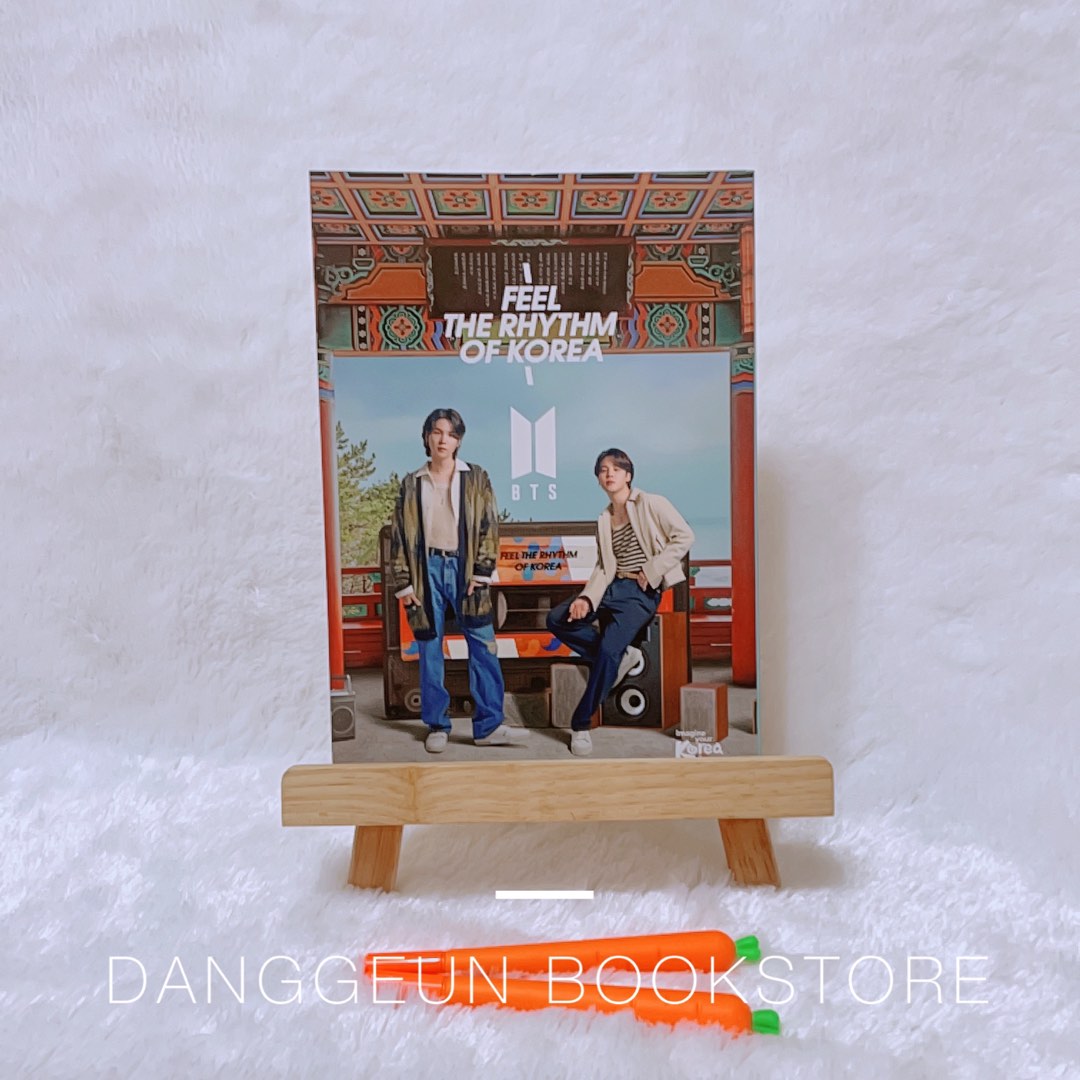BUKU VISIT KOREA COVER BTS SUGA JIMIN PANDUAN WISATA RESMI KOREA, K-Wave di Carousell