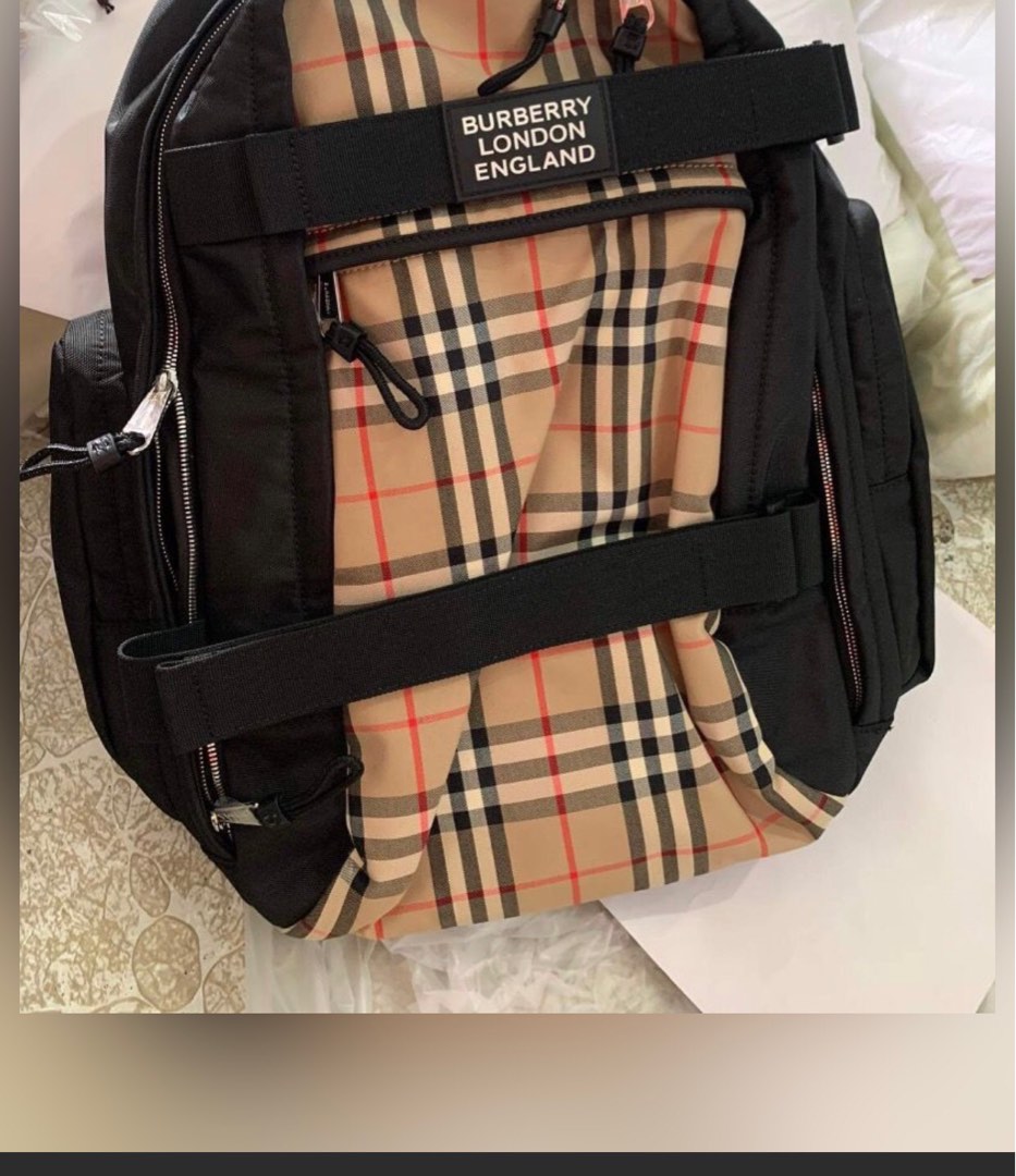 Burberry backpack, Women's Fashion, Bags & Wallets, Backpacks on Carousell
