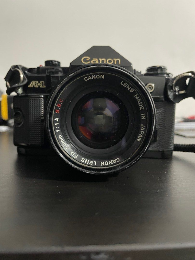 CANON A1 Film camera, Photography, Cameras on Carousell