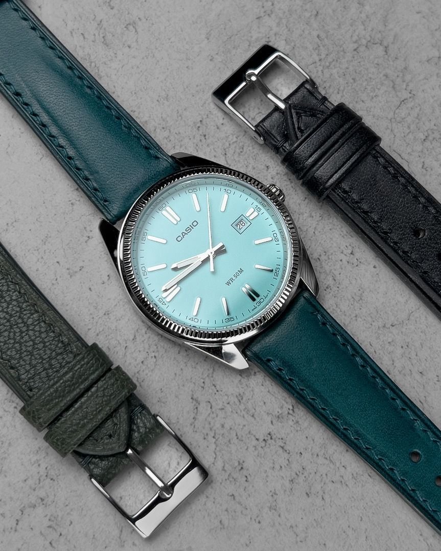 Casio "Tiffany" MTP-1302PD-2A2V, Men's Fashion, Watches & Accessories ...