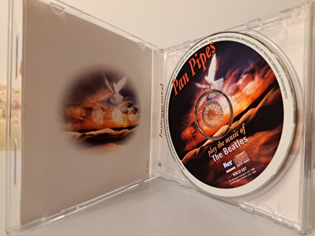 (CD) Pan Pipes -play the music of The Beatles, Hobbies & Toys, Music ...