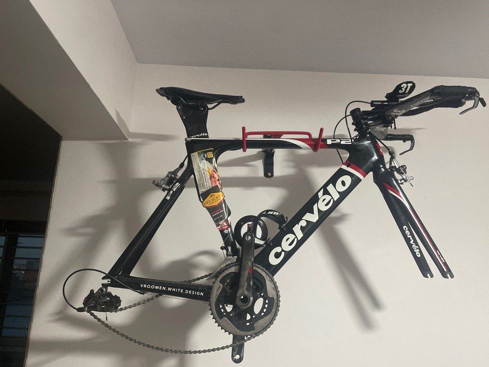 Cervelo P2 carbon time trial tt bike sram red force zipp gxp fizik 3T ...
