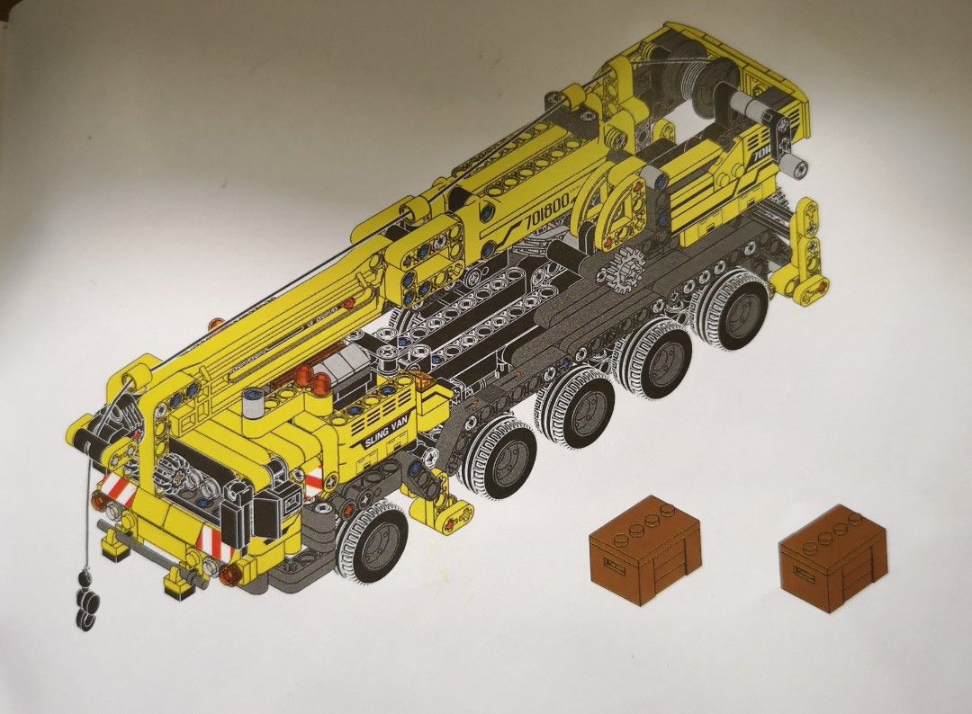 665pcs Lego Technic like Truck, Hobbies & Toys, Toys & Games on Carousell