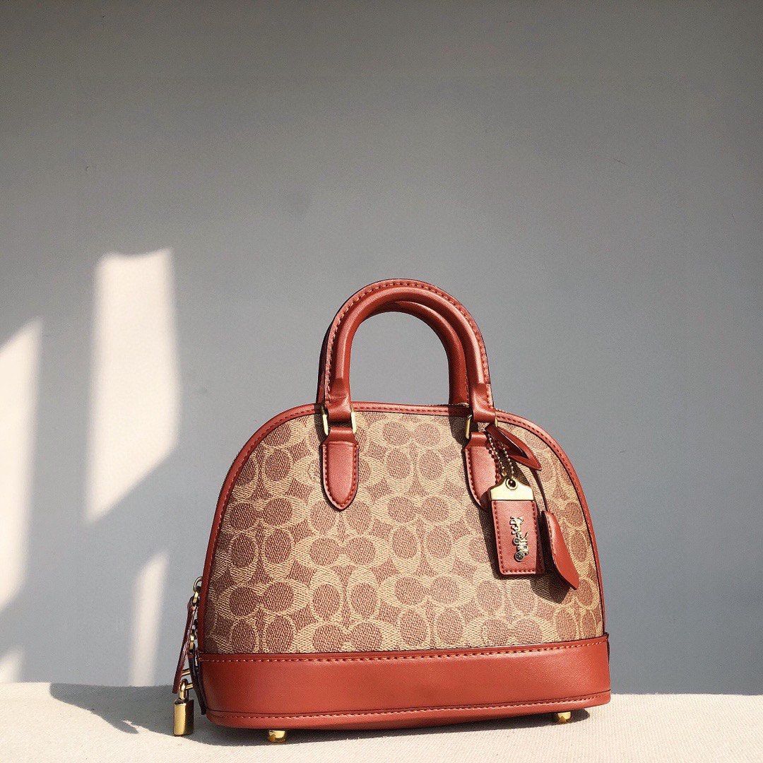 Coach CC414 Revel shell bag, Women's Fashion, Bags & Wallets, Shoulder ...