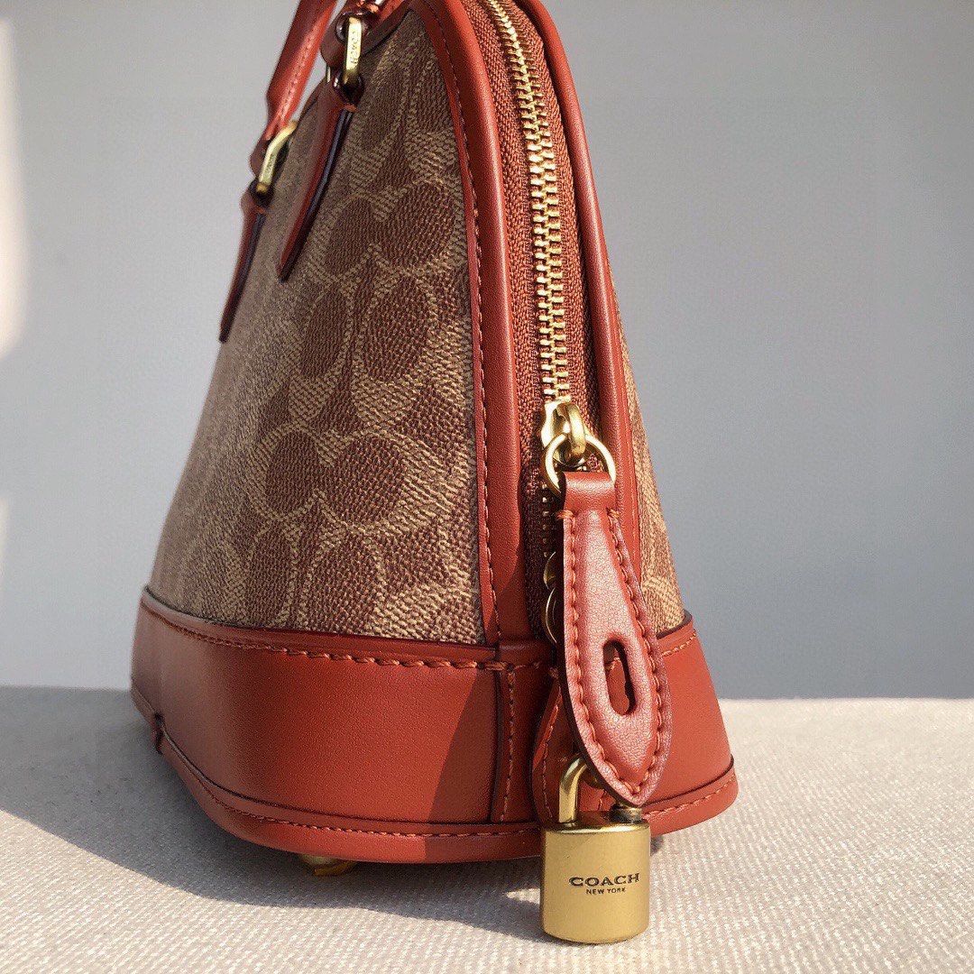 Coach CC414 Revel shell bag, Women's Fashion, Bags & Wallets, Shoulder ...