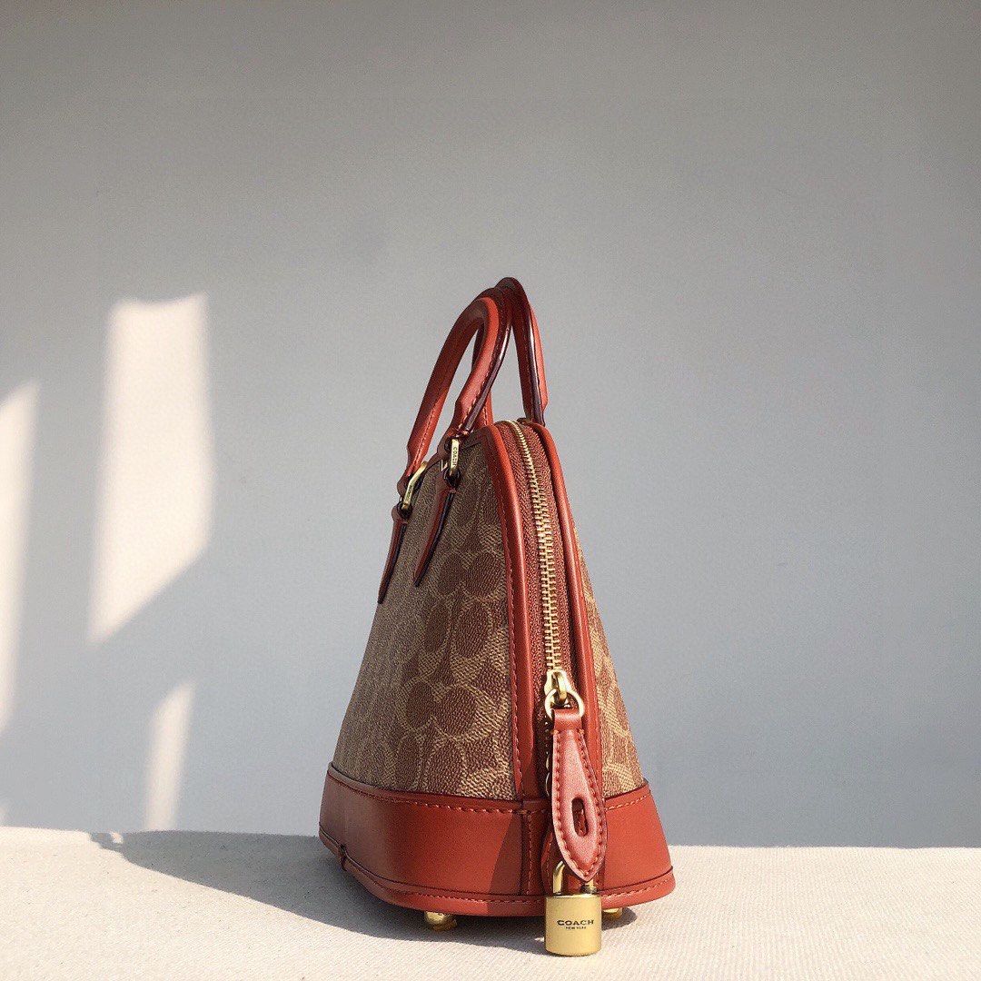 Coach CC414 Revel shell bag, Women's Fashion, Bags & Wallets, Shoulder ...