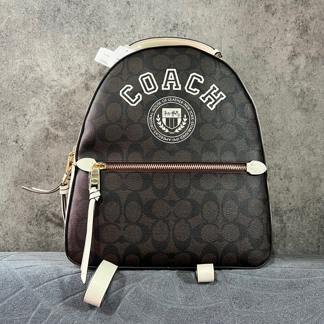 Coach Jordyn Backpack in Signature Canvass on Carousell