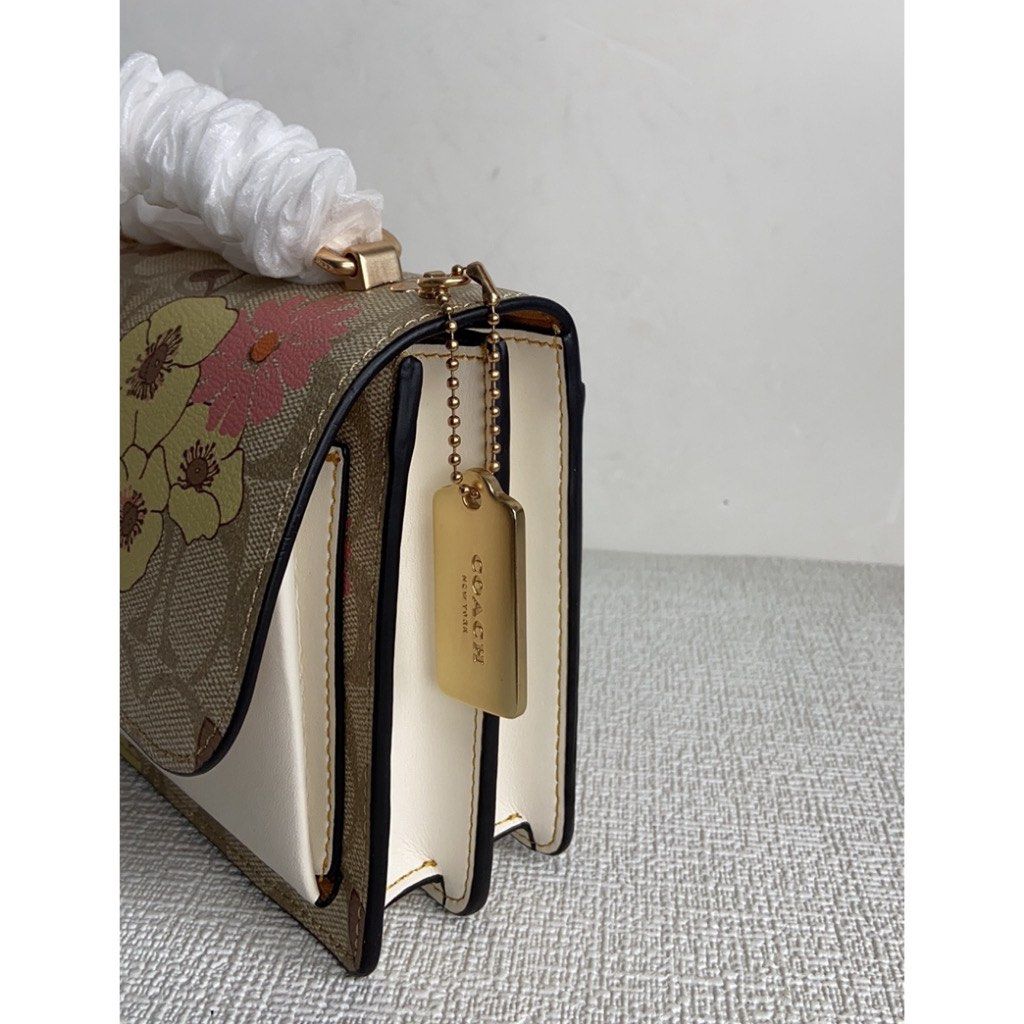 Coach Klare Crossbody in Signature Canvas with Floral Embroidery (CH256 ...
