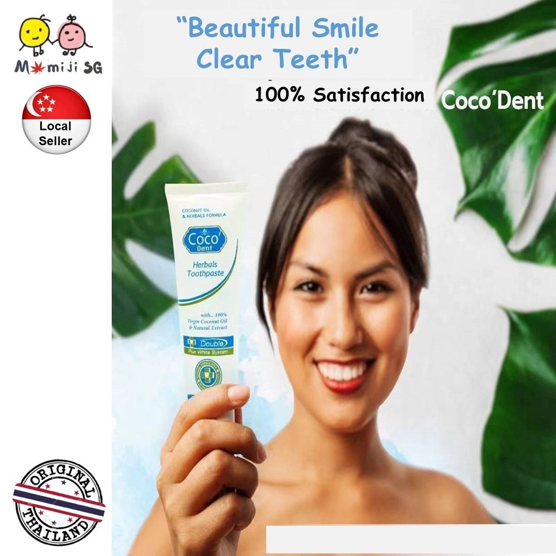 Coco' Dent Herbals Toothpaste (120g) Oil Pulling Mouth Spa, Beauty ...